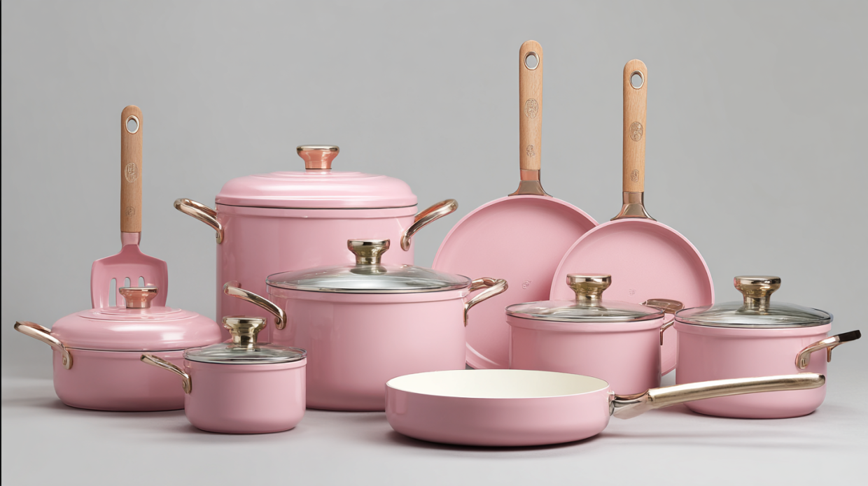 Drew Barrymore 22 Piece Cookware Set